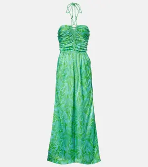 Poupette St Barth Claudia Printed Jumpsuit - Blue