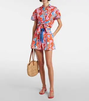 Poupette St Barth Chantal Printed Shorts