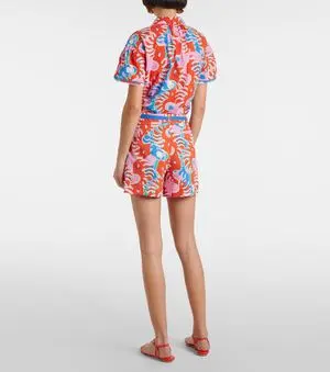 Poupette St Barth Chantal Printed Shorts