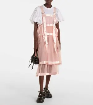 Noir Kei Ninomiya Tulle Midi Dress
