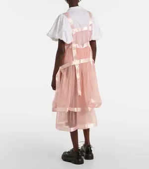 Noir Kei Ninomiya Tulle Midi Dress