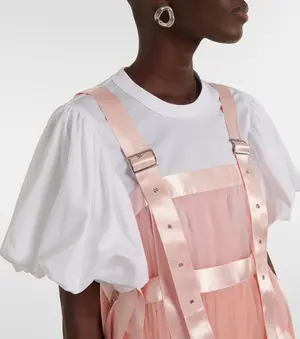 Noir Kei Ninomiya Tulle Midi Dress