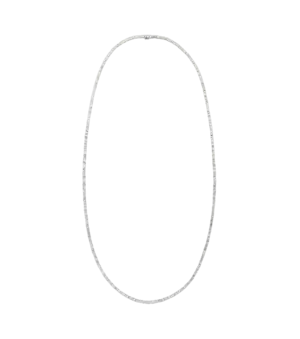 SUZANNE KALAN 18kt White Gold Diamond Tennis Necklace - Silver