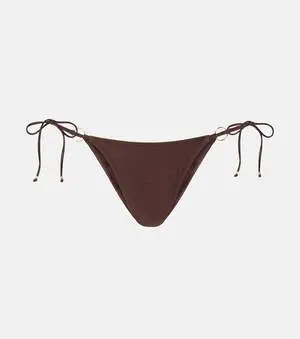 BANANHOT Ring Detail Bikini Bottoms - Brown
