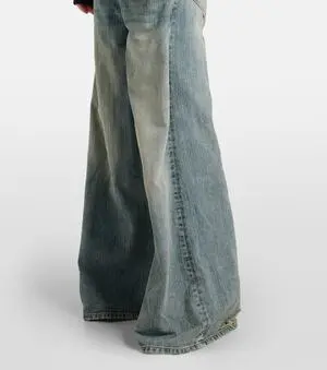 Balenciaga Mid-rise Wide-leg Jeans