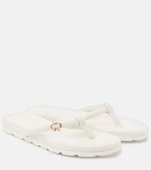 GIANVITO ROSSI Juno Thong Sandals - White