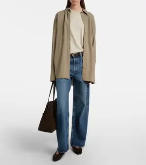 AGOLDE Low Slung Baggy Mid-rise Wide-leg Jeans - Blue
