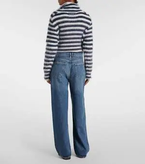 AGOLDE Low Slung Baggy Mid-rise Wide-leg Jeans - Blue