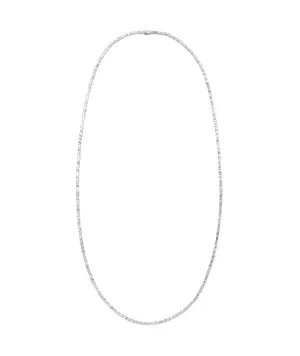 SUZANNE KALAN 18kt White Gold Diamond Tennis Necklace - Silver