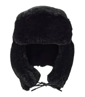 Goldbergh Cher Faux Fur Hat - Black