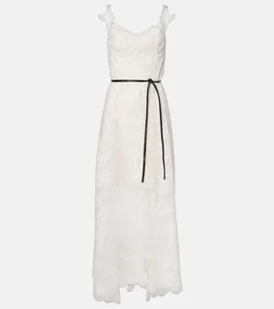 Oscar De La Renta Belted Evening Dresses