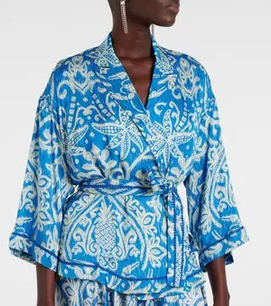 Poupette St Barth Clea Printed Jacket