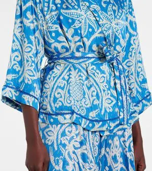Poupette St Barth Clea Printed Jacket