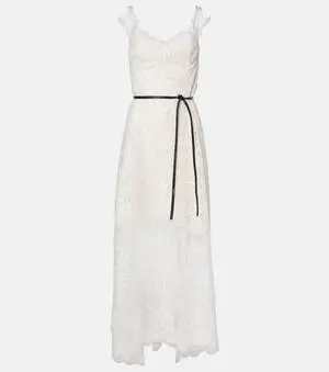 Oscar De La Renta Lace Gown