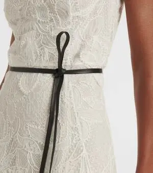 Oscar De La Renta Lace Gown