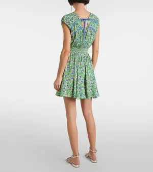 Poupette St Barth Sasha Printed Minidress