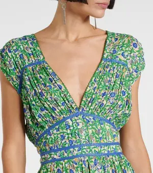 Poupette St Barth Sasha Printed Minidress