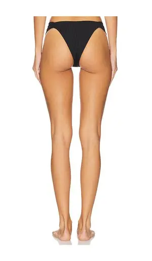 L*Space Eco Ocean Rib Dolce Bikini Bottom - Black