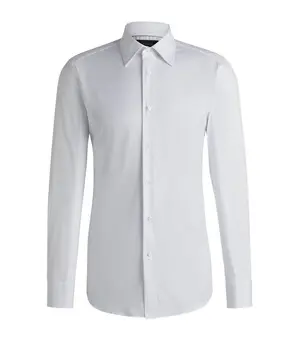 BOSS Stretch-cotton Slim Shirt