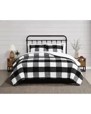 CANNON Cannon Cozy Buffalo Check Comforter Set - Nocolor