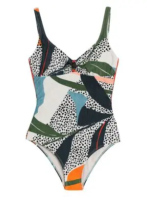 LYGIA & NANNY Roberta Printed Swimsuit - Black
