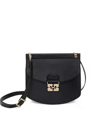 GANNI Small Crossbody Bag - Black