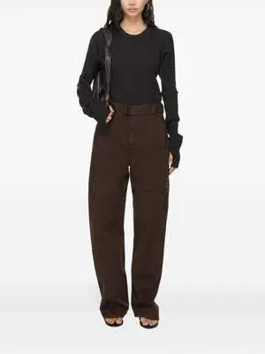 LEMAIRE Detachable-sleeve Dress - Brown