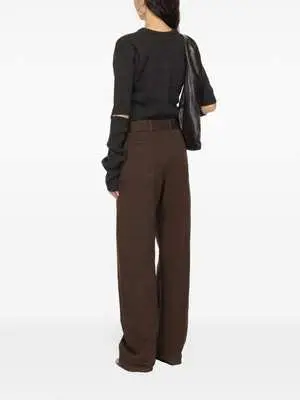 LEMAIRE Detachable-sleeve Dress - Brown