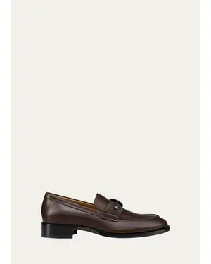 CHRISTIAN LOUBOUTIN Chambelimoc Loafers - Brown