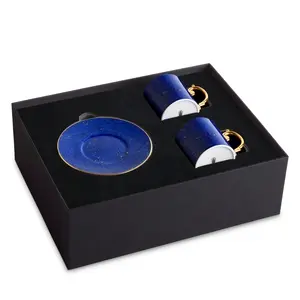 L'Objet Espresso Cup & Saucer, Set Of 2 - Lapis