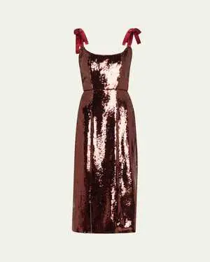 slim fit dress slacks Gorgeous A-line Sequin Sexy High Slit Sparkle Prom Dresses, FC6245 – Dairy  Bridal main image 1