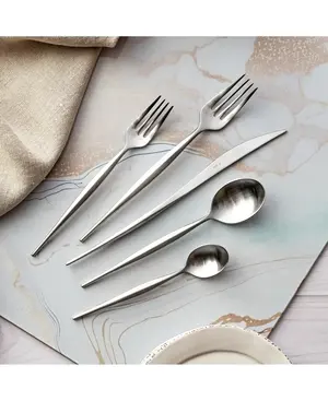 VIETRI Natura Satin Finish 5 Piece Place Setting