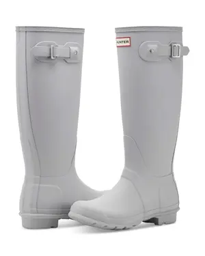 Hunter Original Tall Rain Boots - Light Gray