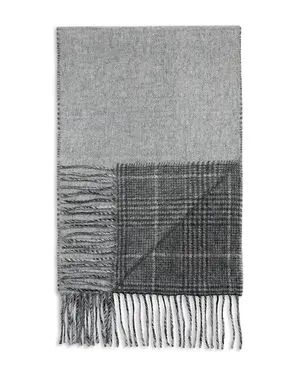Bloomingdale'S Reversible Cashmere Scarf - Exclusive Grey
