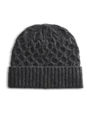 Bloomingdale'S Wool & Cashmere Cable Knit Beanie