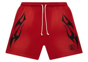 HELLSTAR Flame Shorts - Red
