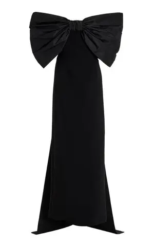 Ila Exclusive Saint Crepe Gown - Black