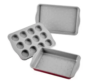 FARBERWARE Disney Bake With Mickey Mouse 3-piec E Bakeware Set