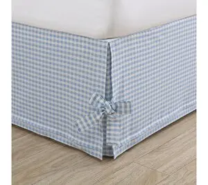 Laura Ashley Hedy Blue Queen Bedskirt