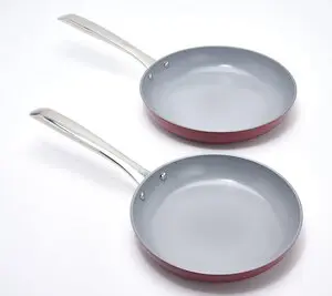 TECHNIQUE Hardanodized Ceramicnonstick 2pc 9.5' & 11' Fry Pans - One-color