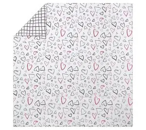 URBAN PLAYGROUND Roxy Hearts Reversible Twin/xl Comforter Set