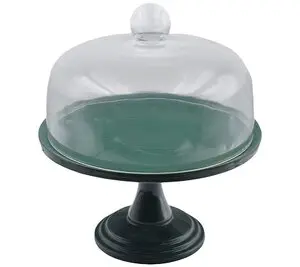 TEMP-TATIONS Woodland Cake Pedestal With Dome Glass Lid - One-color
