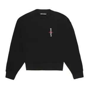 Palm Angels Statement Sweatshirt - Black
