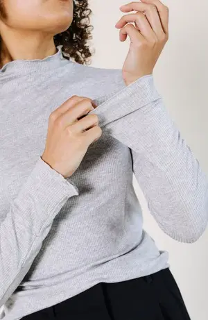 POPLINEN Norma Modal Ribbed Turtleneck