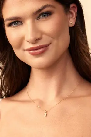 ORADINA 14k Gold My Number Charm Pendant - Number 2