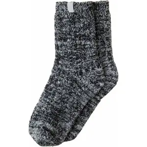 SOFTIES Marshmallow Crew Socks - Heather Black