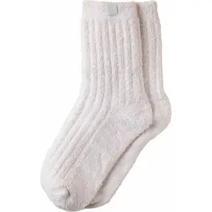 SOFTIES Softies Marshmallow Crew Socks Heather Blush Pink