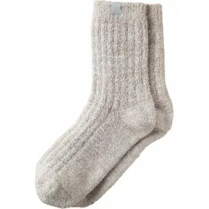 SOFTIES Softies Marshmallow Crew Socks Heather Coco