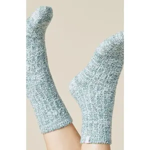 SOFTIES Softies Marshmallow Crew Socks Heather Dusty Green