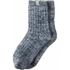 SOFTIES Softies Marshmallow Crew Socks Heather Midnight